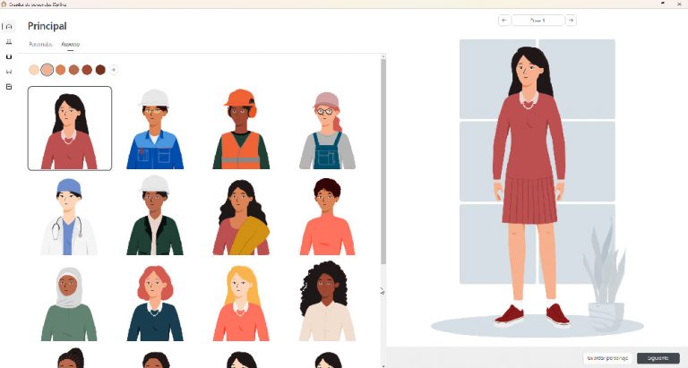 Descubre el creador de personajes de iSpring Suite Max